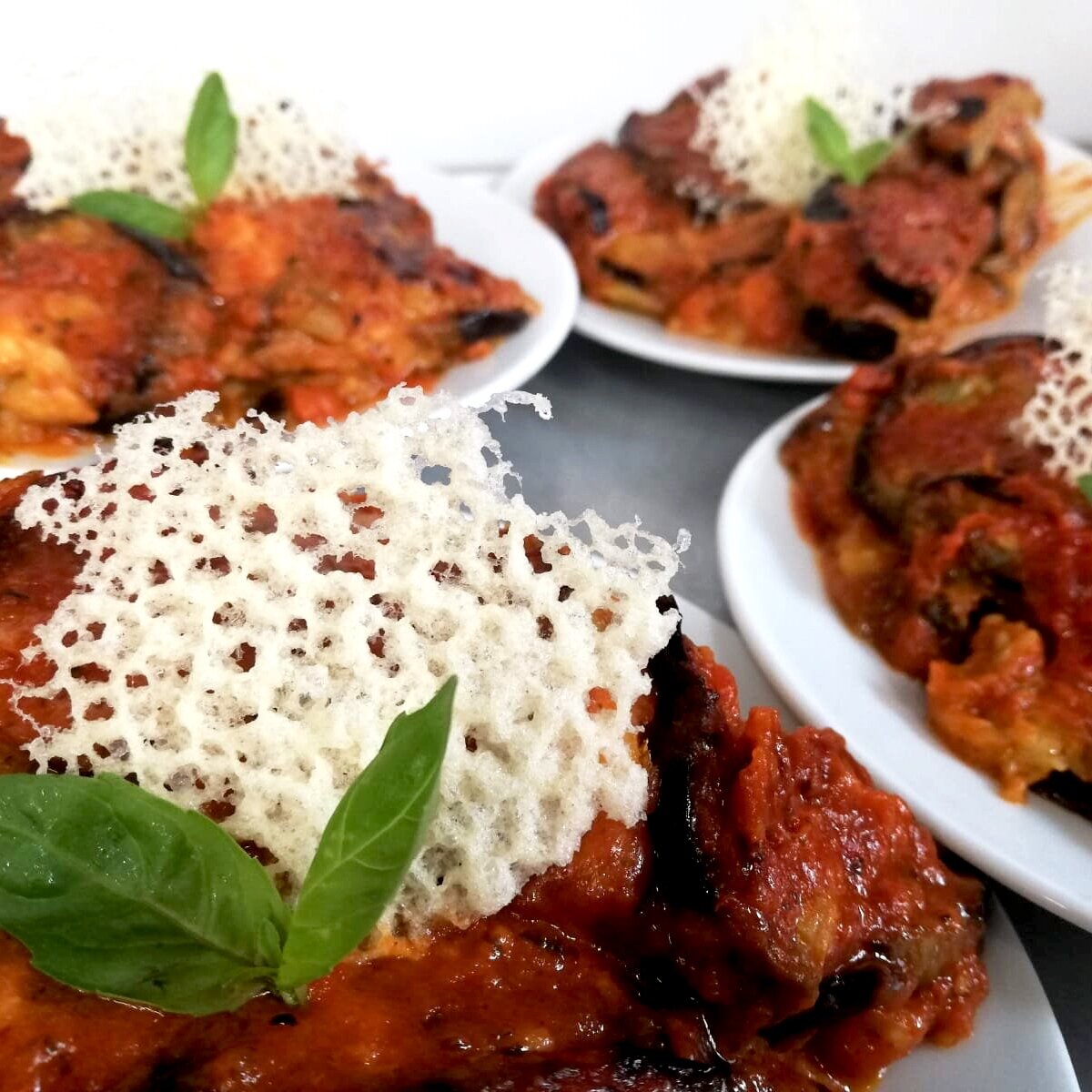 Aubergine Parmigiana For One – Cafe Biagiotti